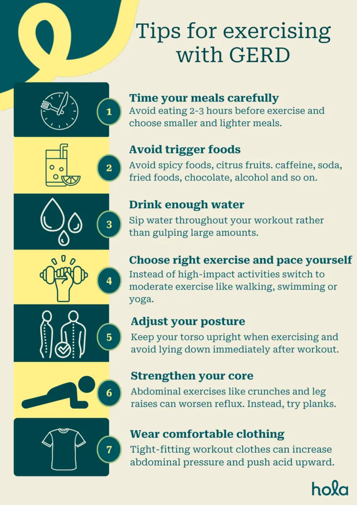 How to prevent acid reflux after exercise or riding: Tips from a GP
