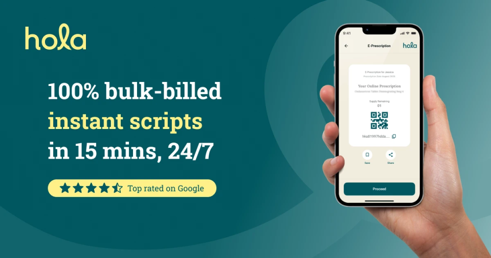 Instant Scripts ⏐ 100% Bulk-billing - Hola Health